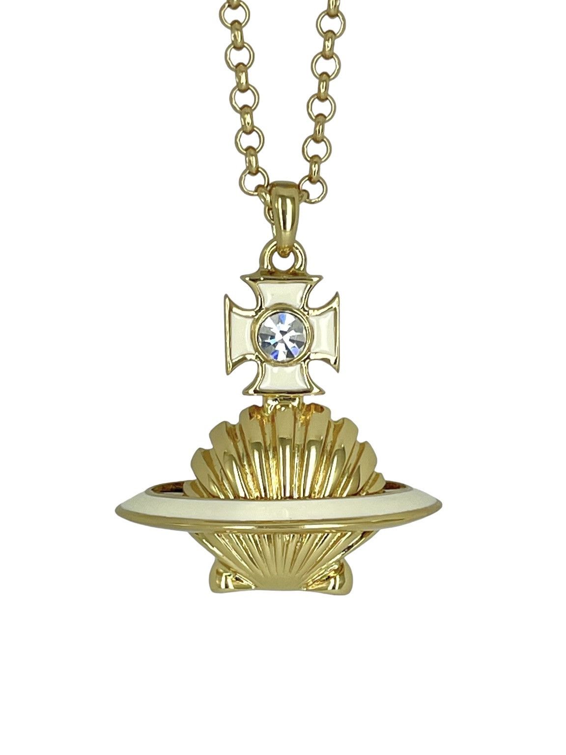 Vivienne Westwood 3D Sea Shell Orb Necklace | Grailed
