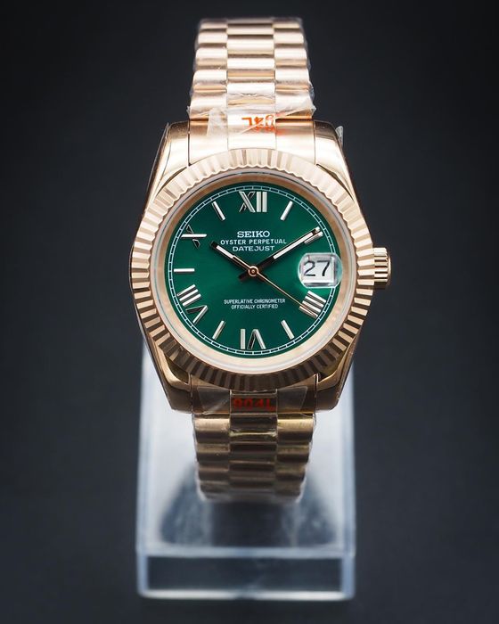 Custom SEIKO MOD DATEJUST WATCH ROMAN NUMERAL | Grailed