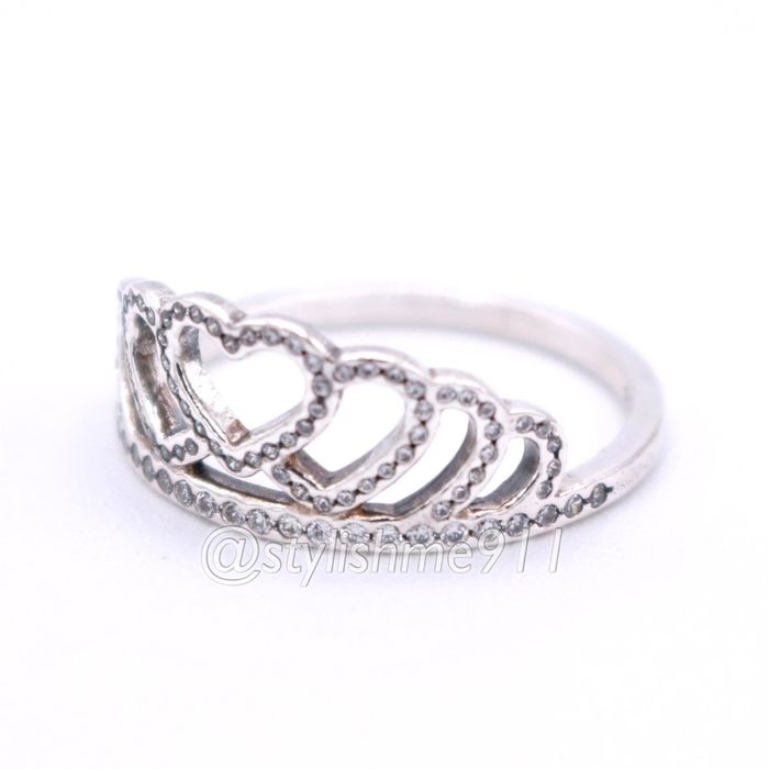 pandora Authentic Pandora Hearts Tiara Ring | Grailed