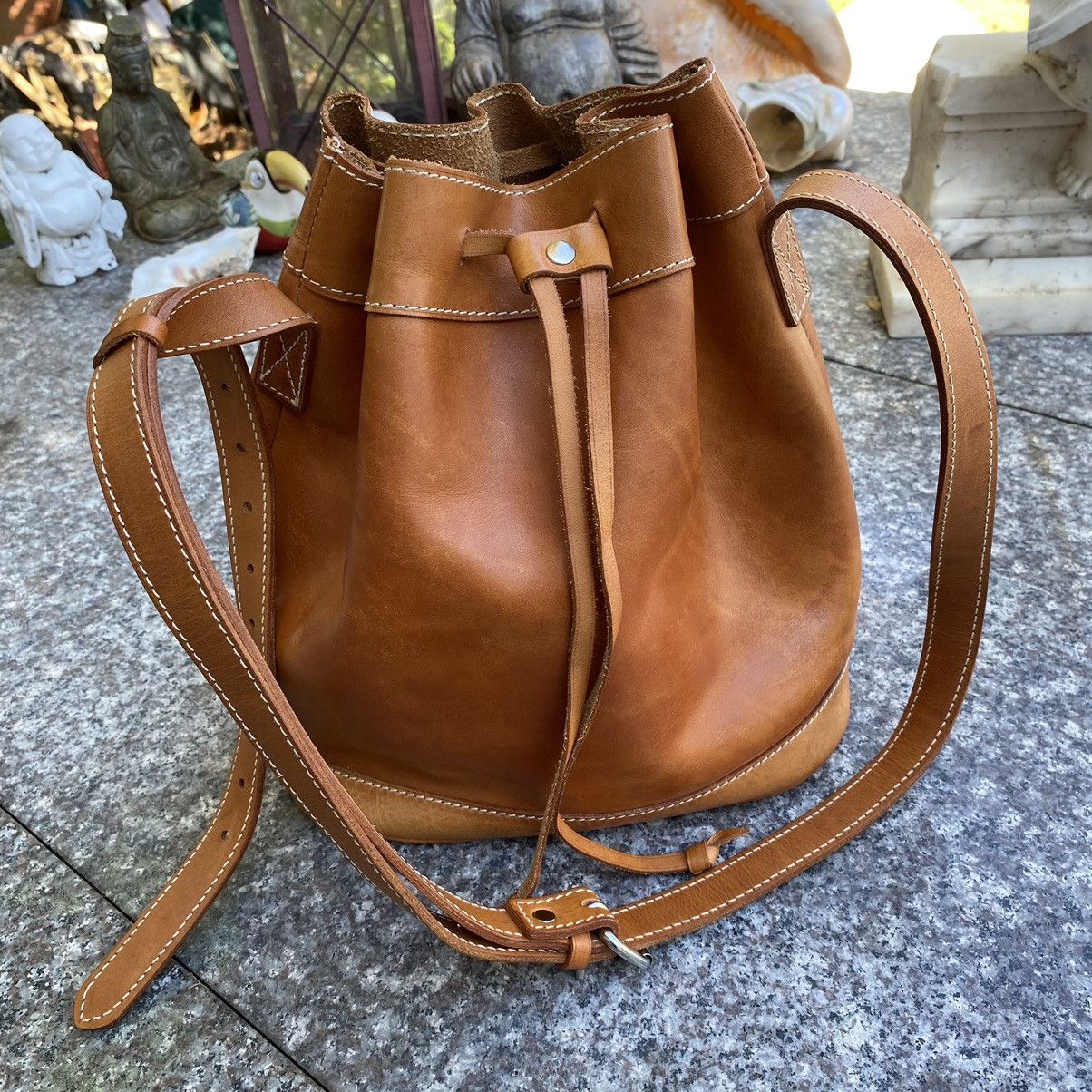 Streetwear Boho drawstring bucket bag | Grailed