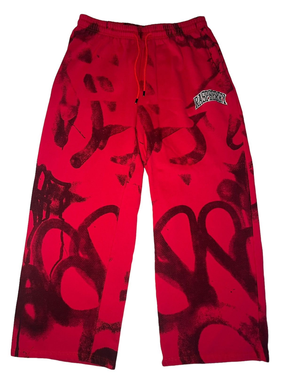 The GV Gallery Gv Gallery Raspberry Hills Red Graffiti Sweatpants | Grailed