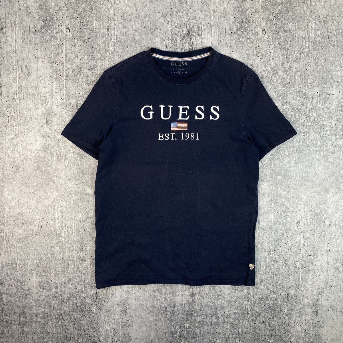 Guess × Vintage Vintage Guess American Flag Logo T-shirt | Grailed
