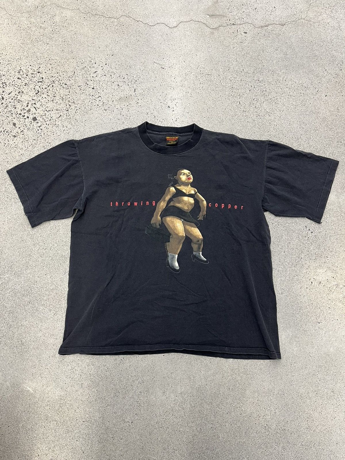 Vintage Vintage 90s Live Throwing Copper Tour Tee Shirt | Grailed