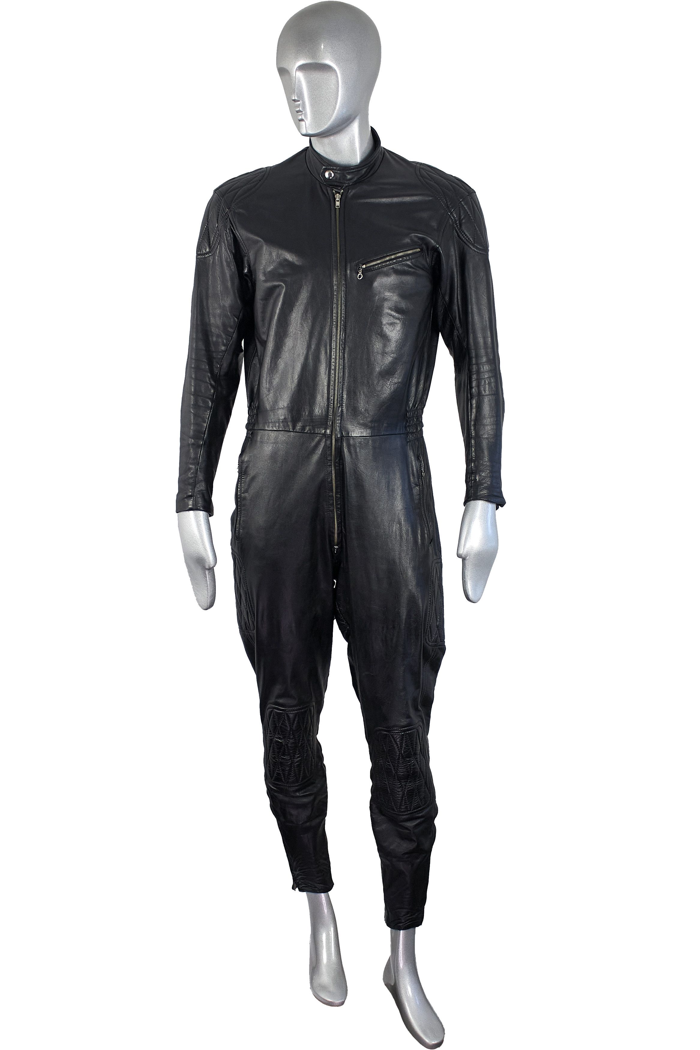 Archival Clothing Rare vintage leather motorcycle overalls suit 80s 90s ...