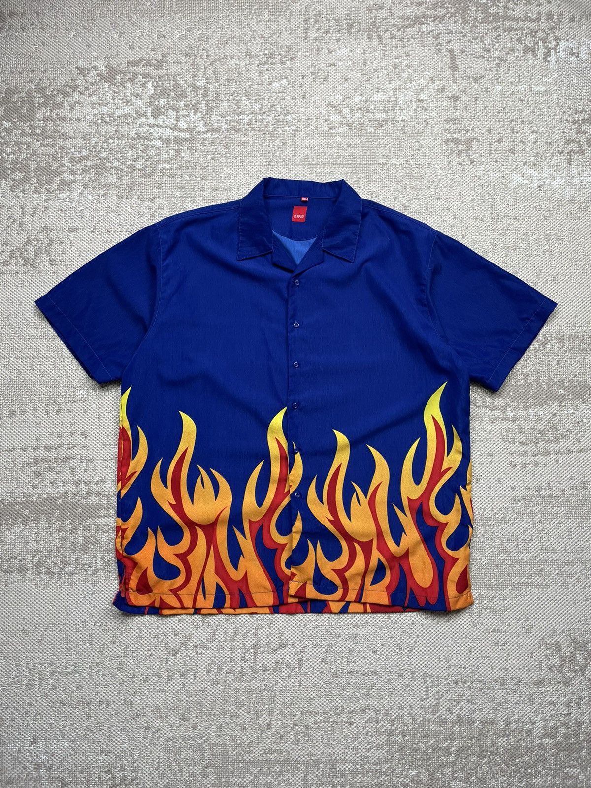 Vintage Vintage Flame Short Sleeve Shirt Ricky Trailer Park Boys | Grailed