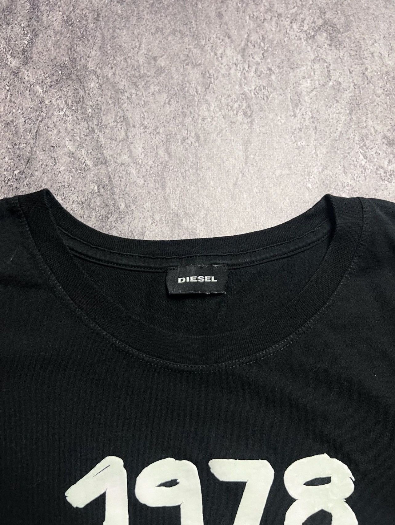 Diesel y2K diesel archival poem japan Avant Garde Punk style Tee | Grailed