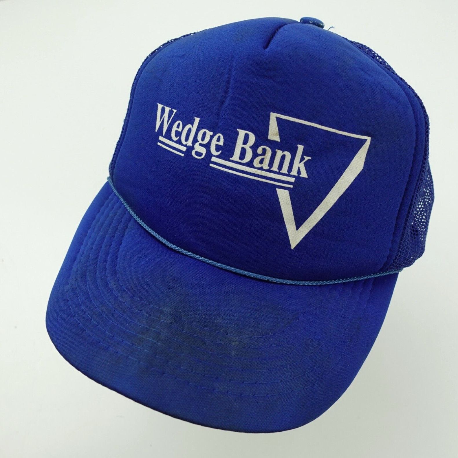 Vintage Wedge Bank Blue Trucker Cap Hat Snapback | Grailed
