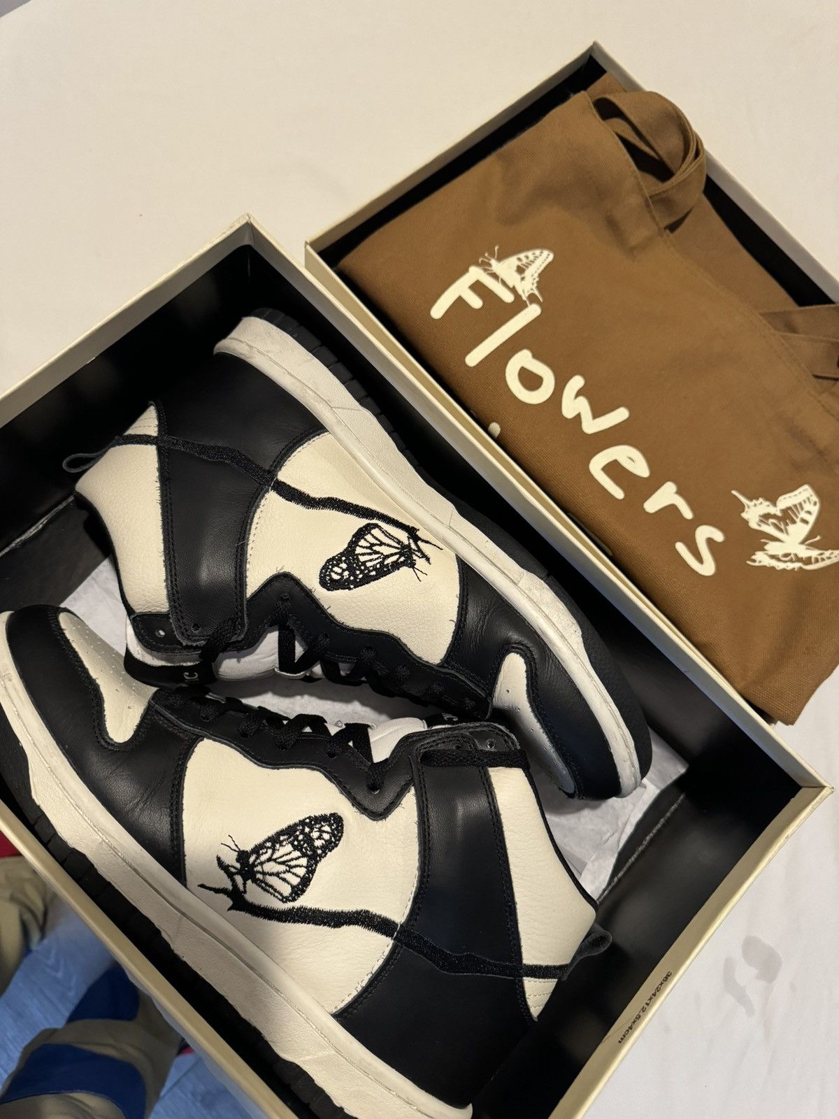 Amac × Nike × Streetwear AMAC Panda Butterfly Dunk High | Grailed