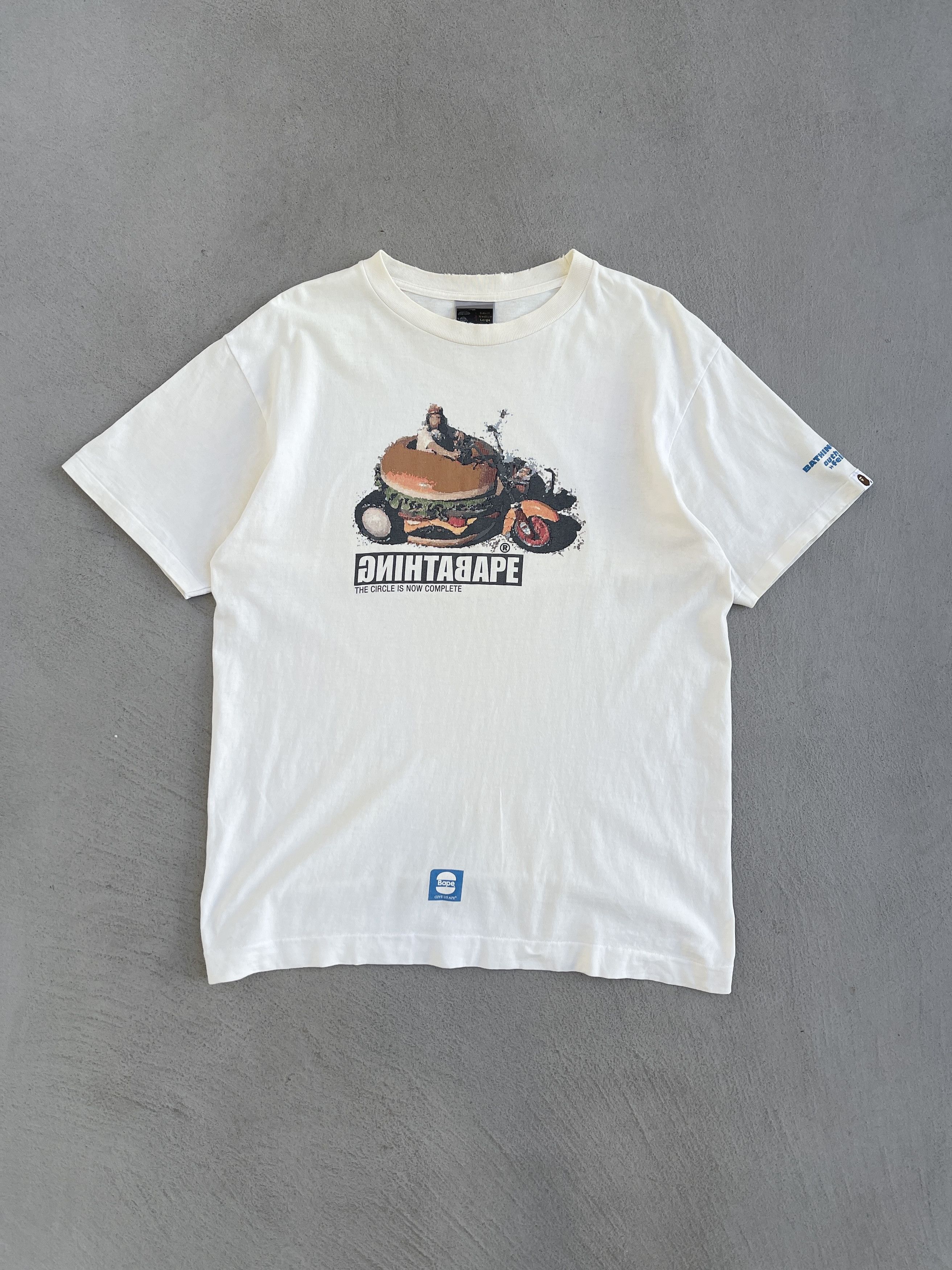Bape × Vintage Vintage 1990s Bape Burger King Tee (L) | Grailed