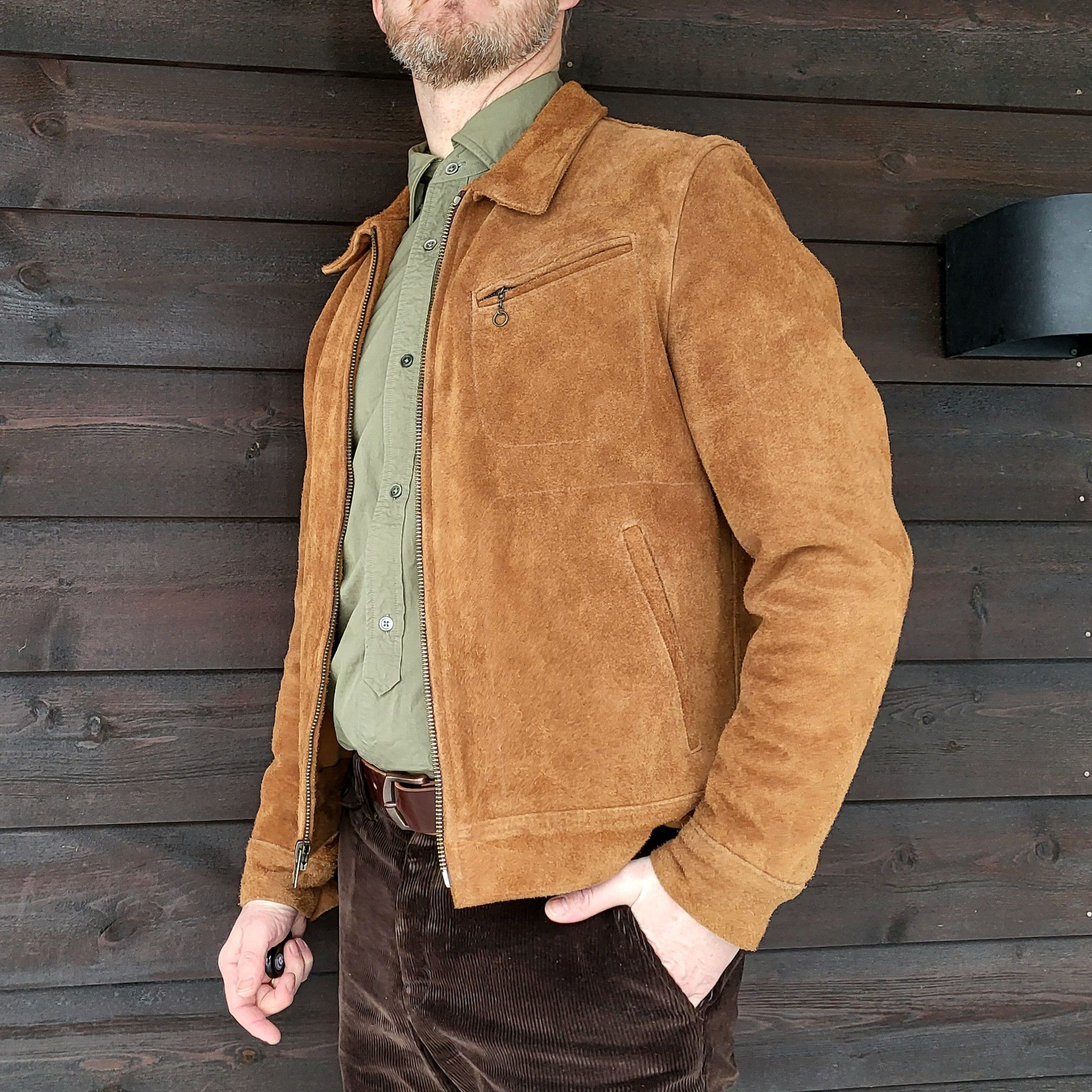 Schott Schott Nyc Perfecto 375 Roughout, M | Grailed