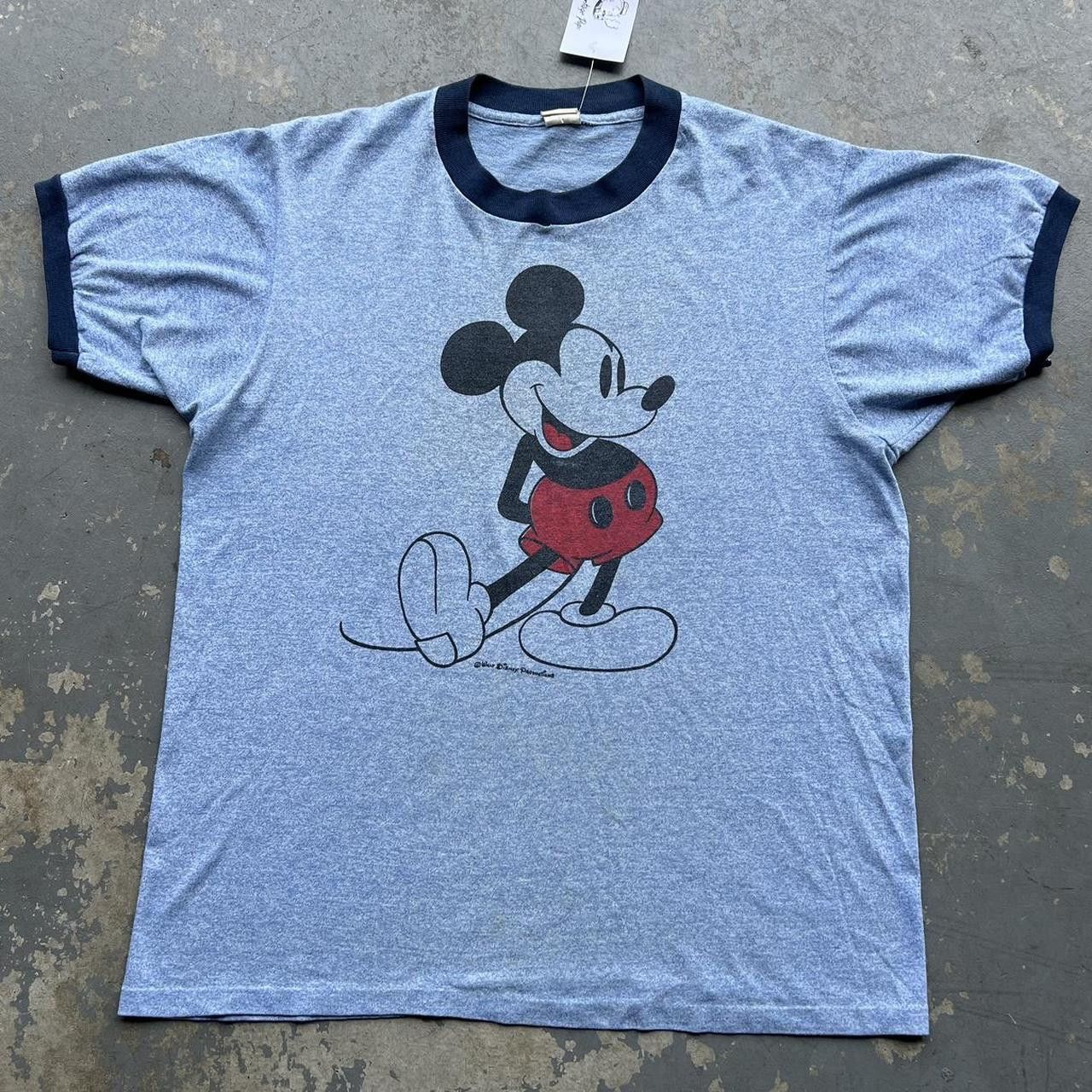 Disney Vintage 80’s Mickey Mouse Ringer T-Shirt | Grailed