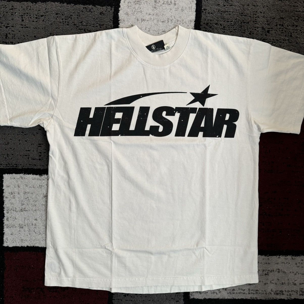 HELLSTAR Hell star Classic ''White'' T-Shirt - L Order Confirmed New | Grailed
