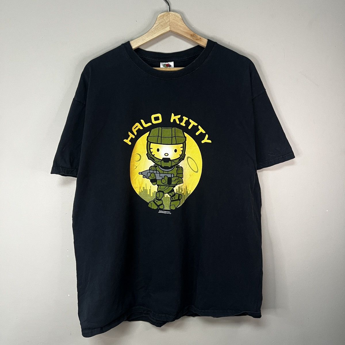 Microsoft × Vintage Vintage Halo Kitty Master Chief T-Shirt | Grailed
