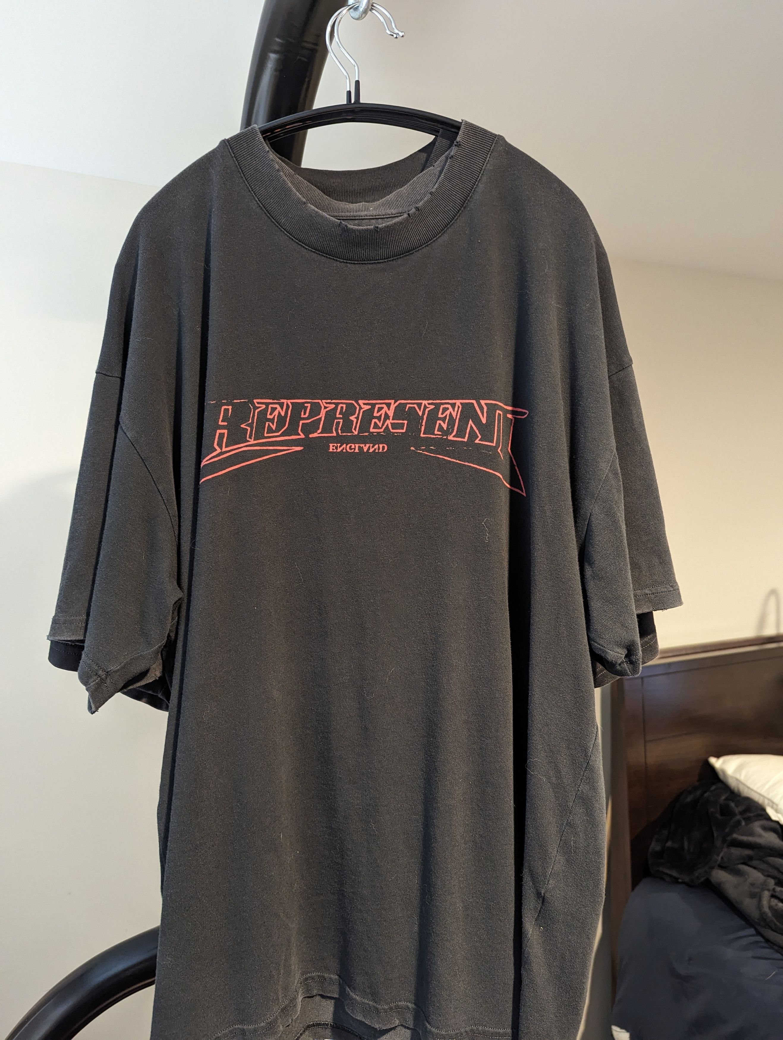 Represent Clo. Represent Metallica logo T shirt | Grailed