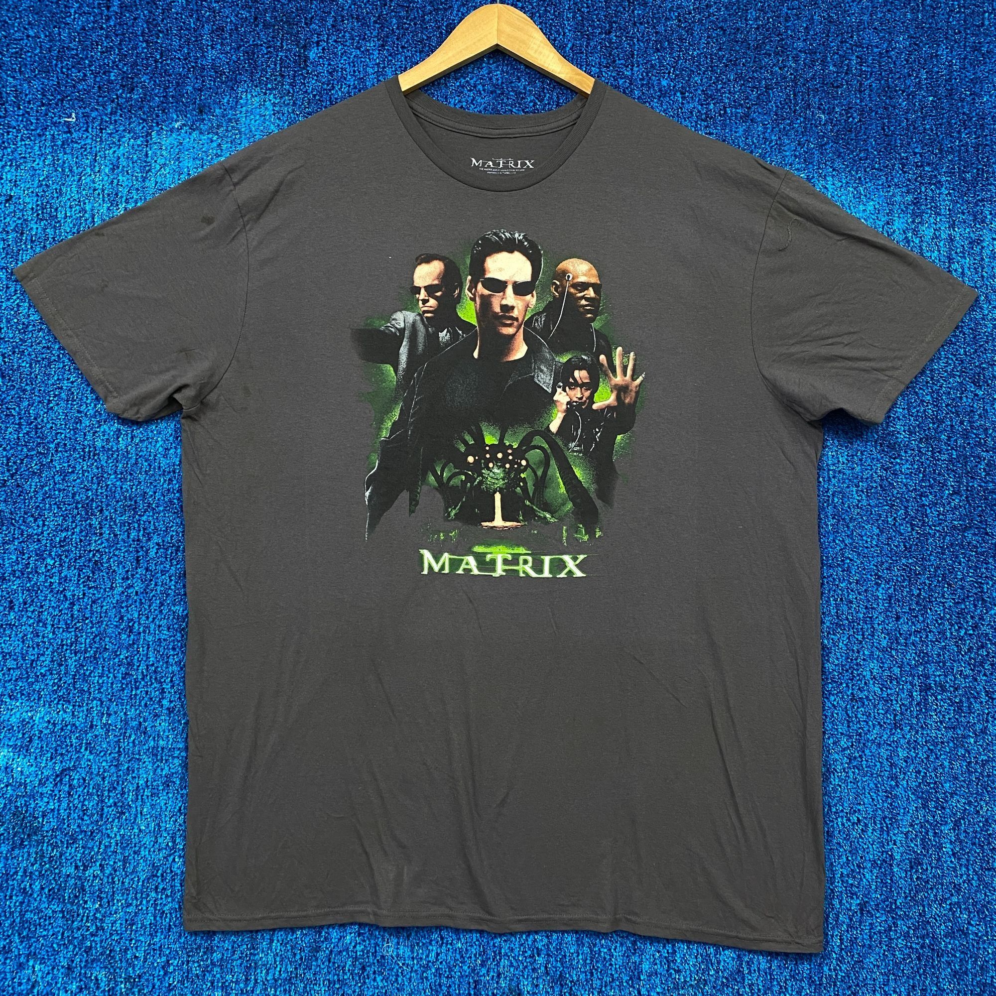 Very Rare The Matrix Neo Morpheus Trinity vs The Machines Film Tee 2X ...