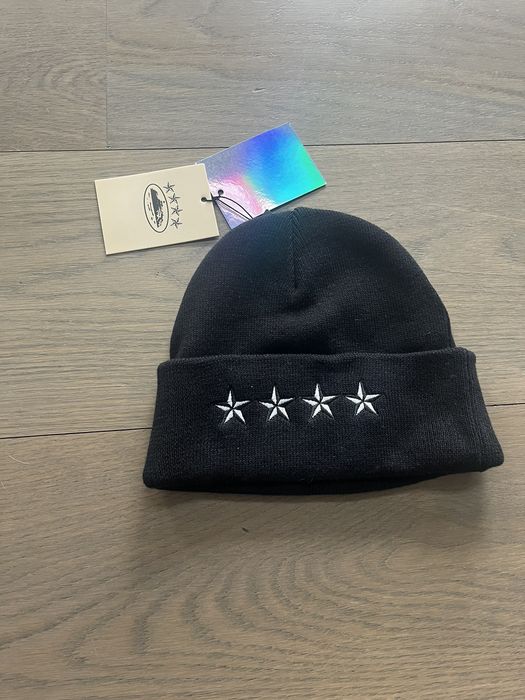 Corteiz CORTIEZ BLACK LOGO BEANIE | Grailed