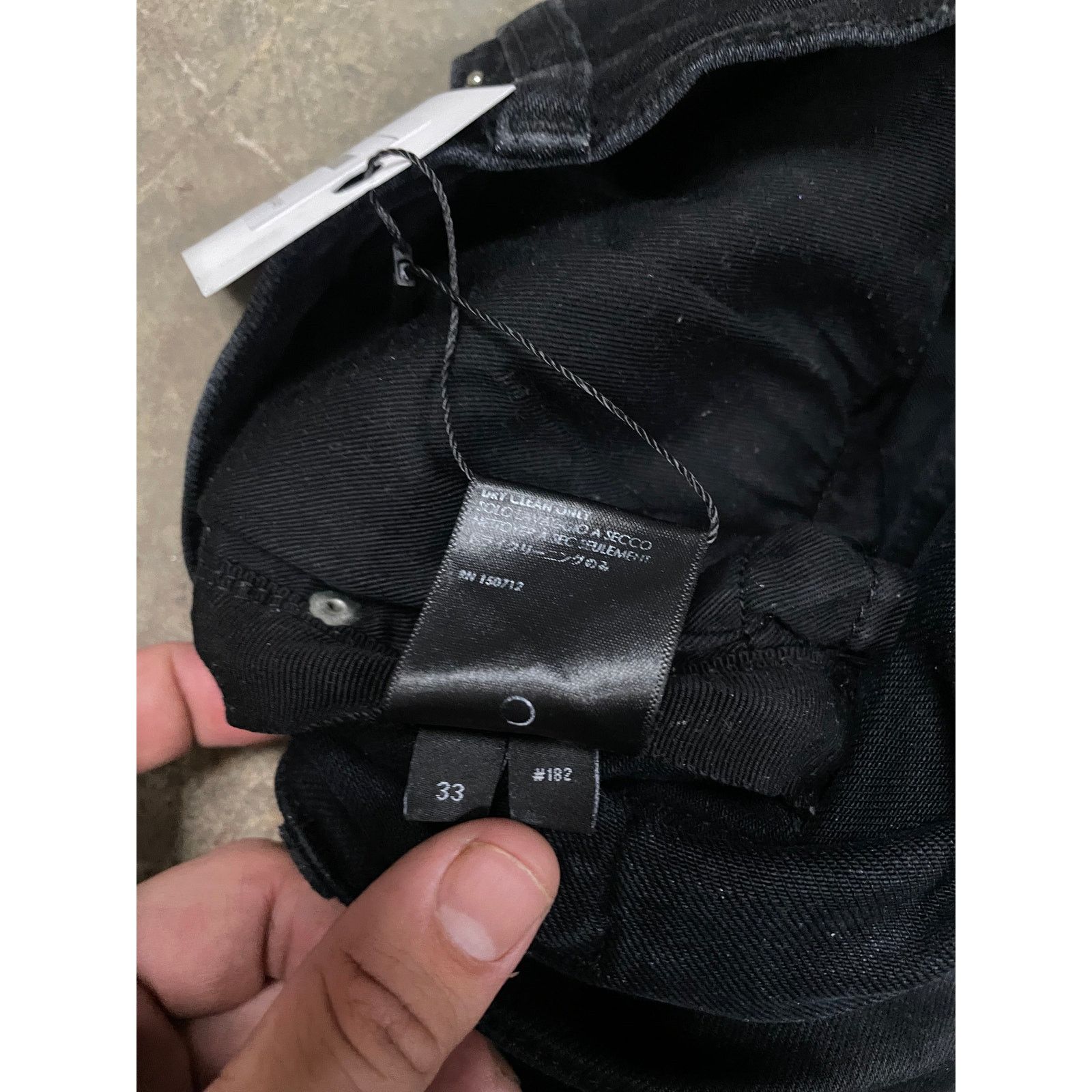 Amiri Amiri MX1 Black Paisley Patch Used 33 | Grailed