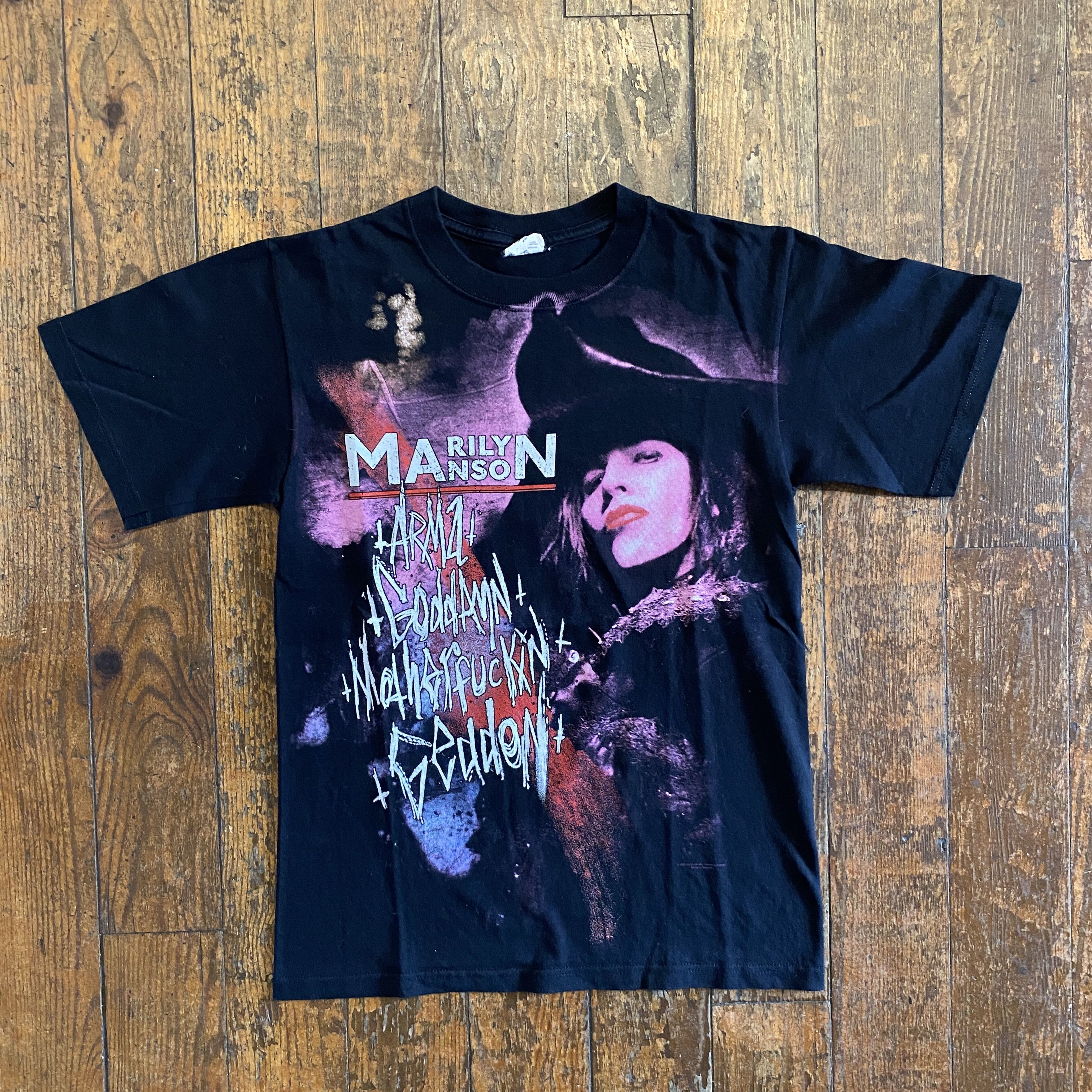 Vintage Vintage Marilyn Manson Promo Tour T Shirt | Grailed