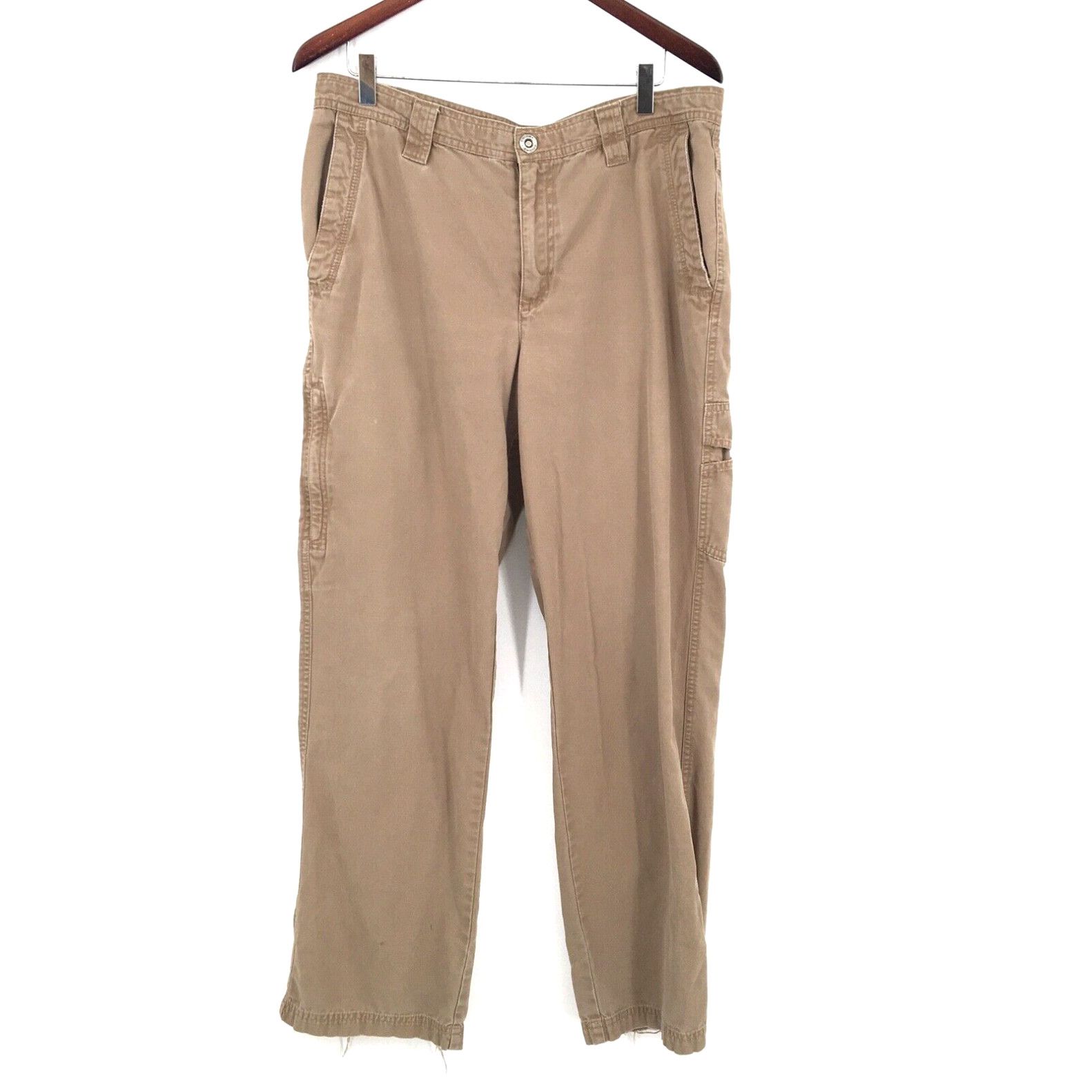 Vintage Columbia Omni-Shield Cargo Pants trail outdoor casual Khaki W34 L32 34x32 Men's | Grailed