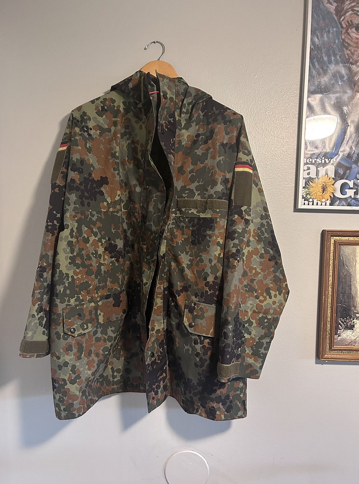 Vintage Vintage German Military Flecktarn Parka | Grailed