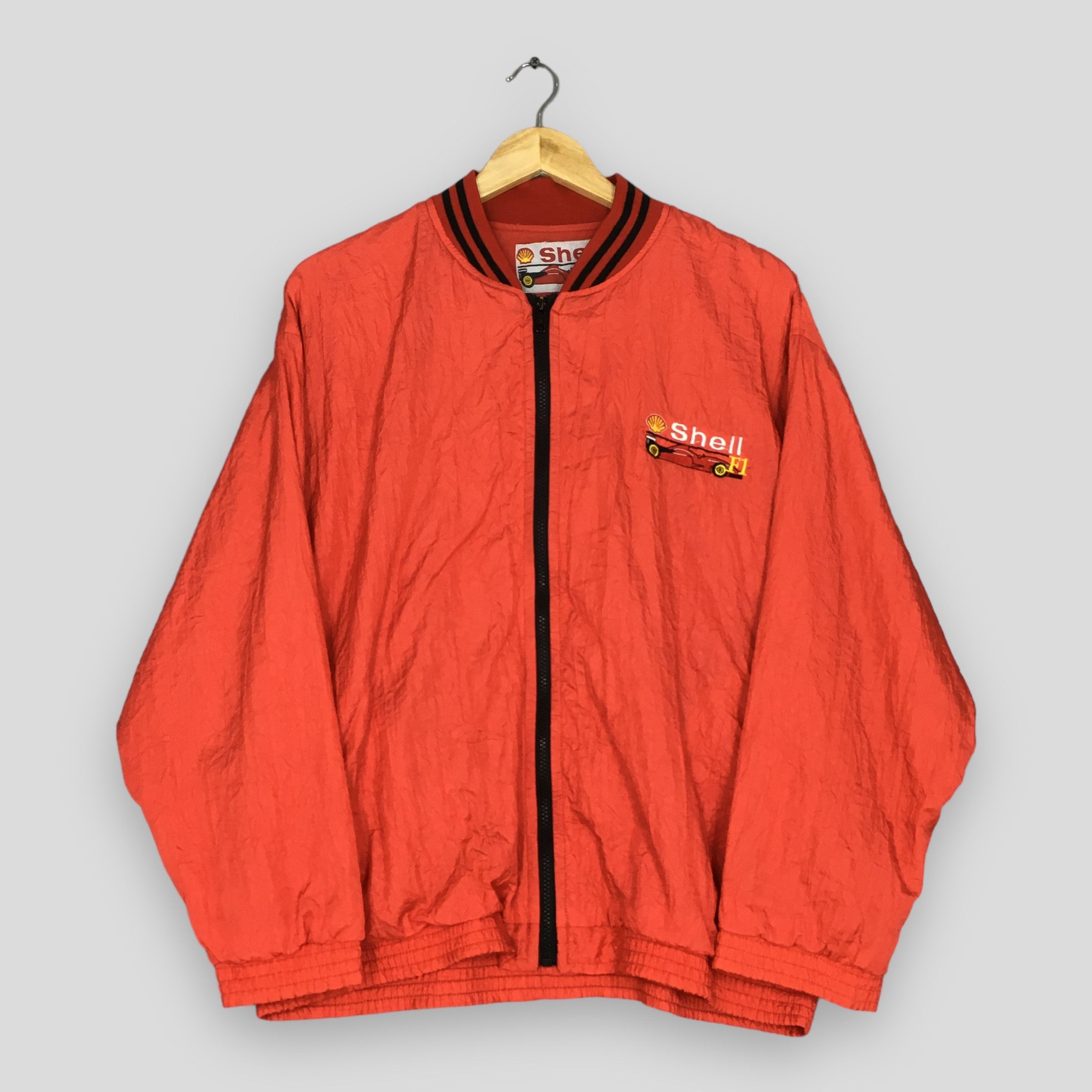 Ferrari × Racing × Vintage Vintage Shell Helix Ferrari F1 Light Jacket ...