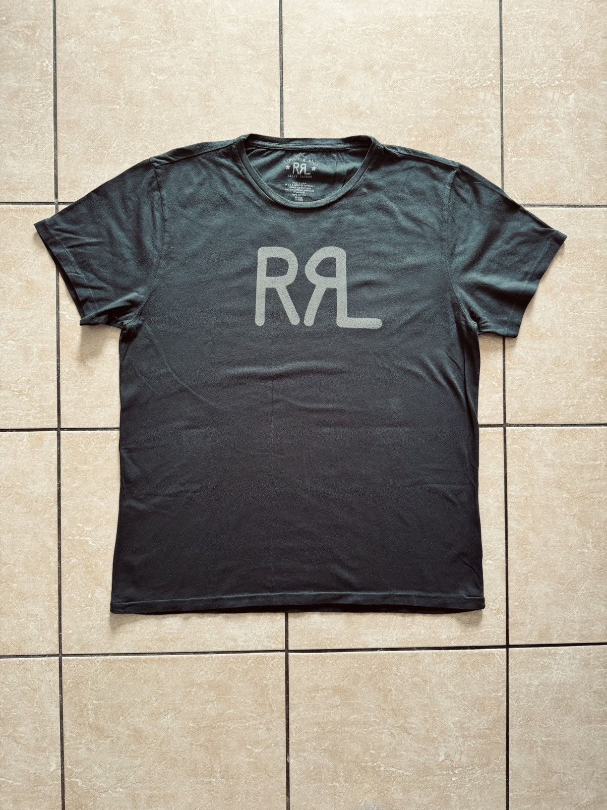 Ralph Lauren RRL Ralph Lauren Double RL big logo t-shirt | Grailed
