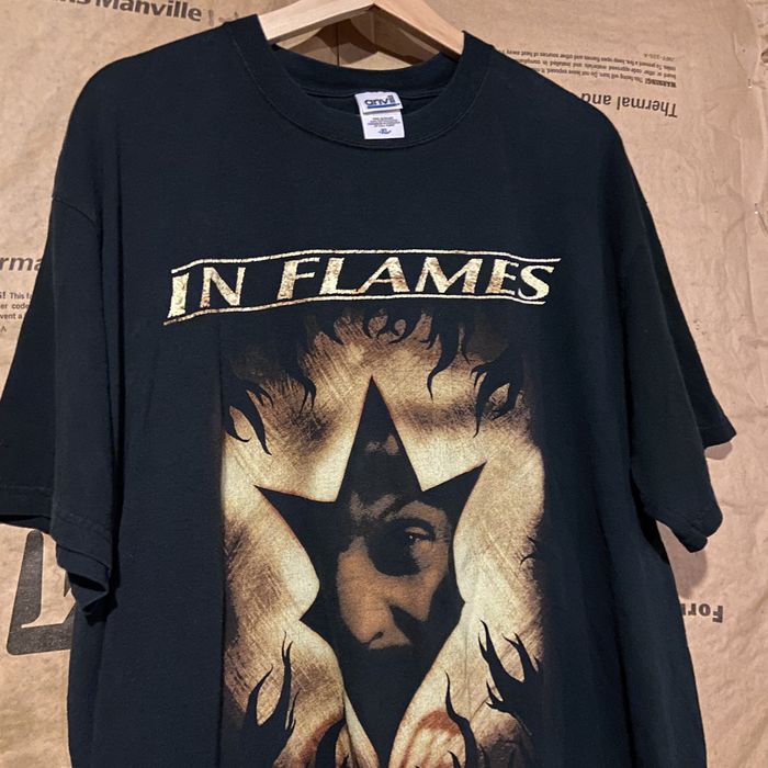 Vintage 2000s In Flames Tour Shirt | Grailed