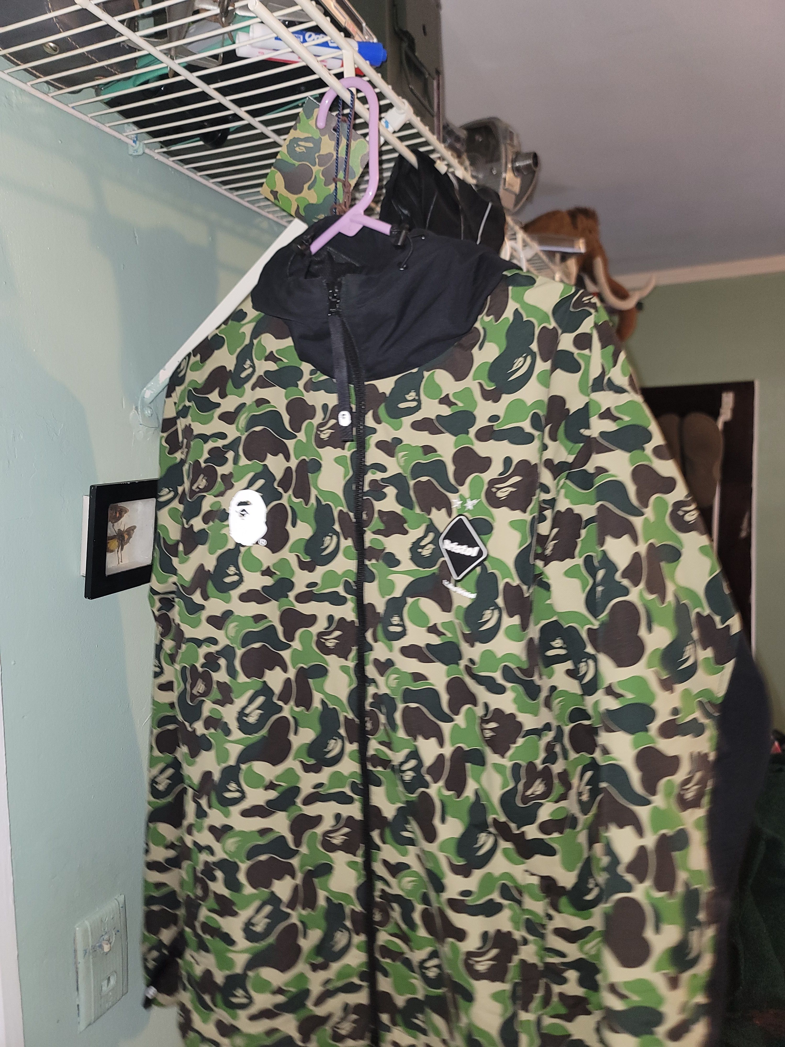 Bape Bape x F.C.R.B ABC Camo Separate Practice Jacket | Grailed