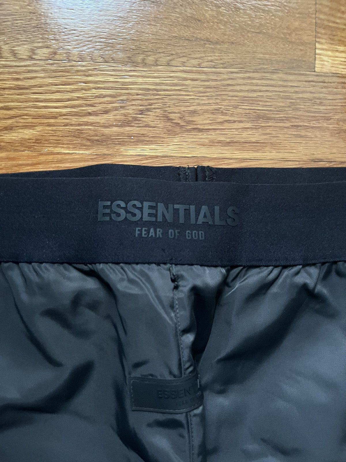 Fear of God Essentials Reflective Track Pants | Grailed