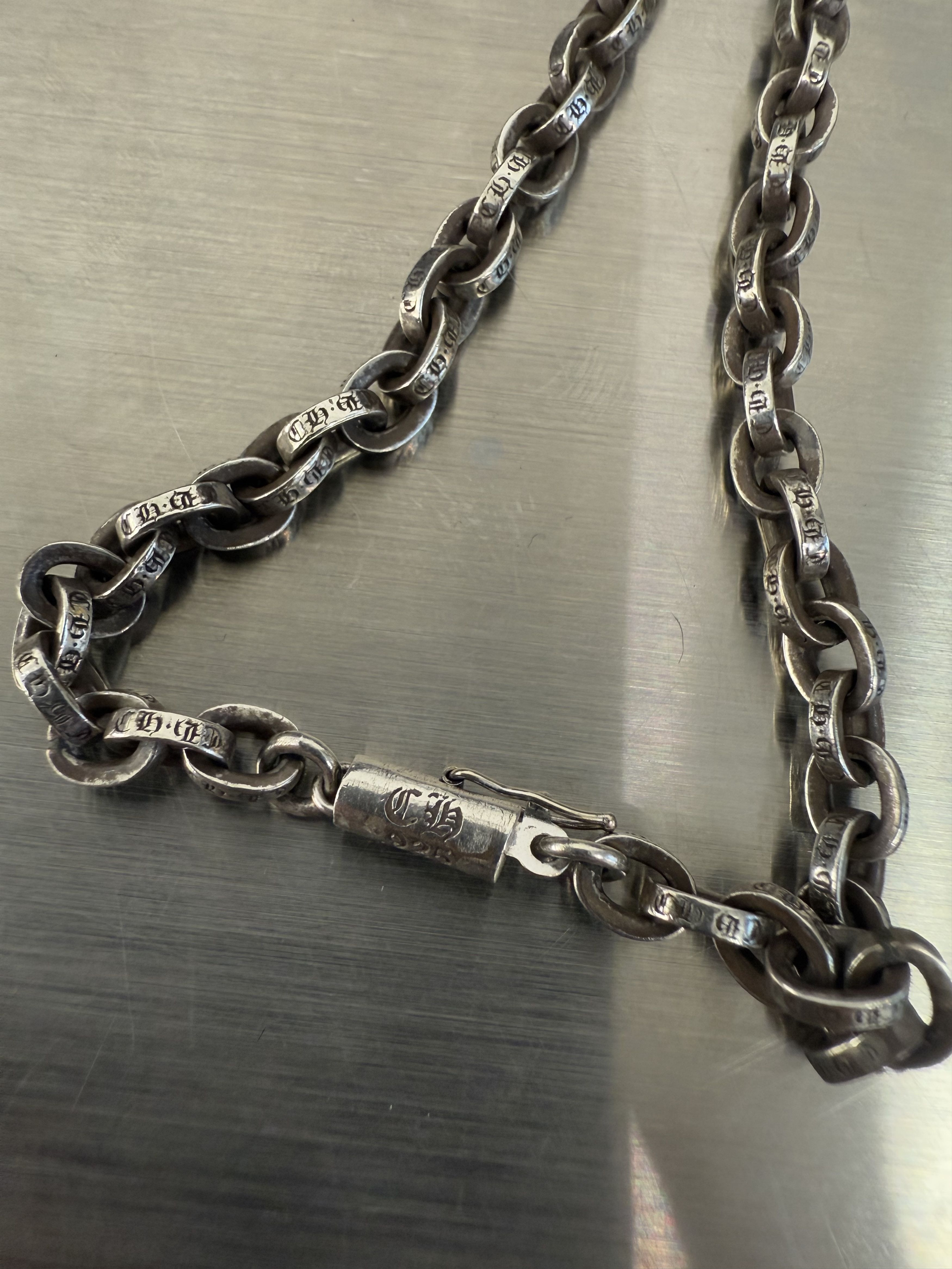 Chrome Hearts Chrome hearts paper chain Necklace 18 inch | Grailed