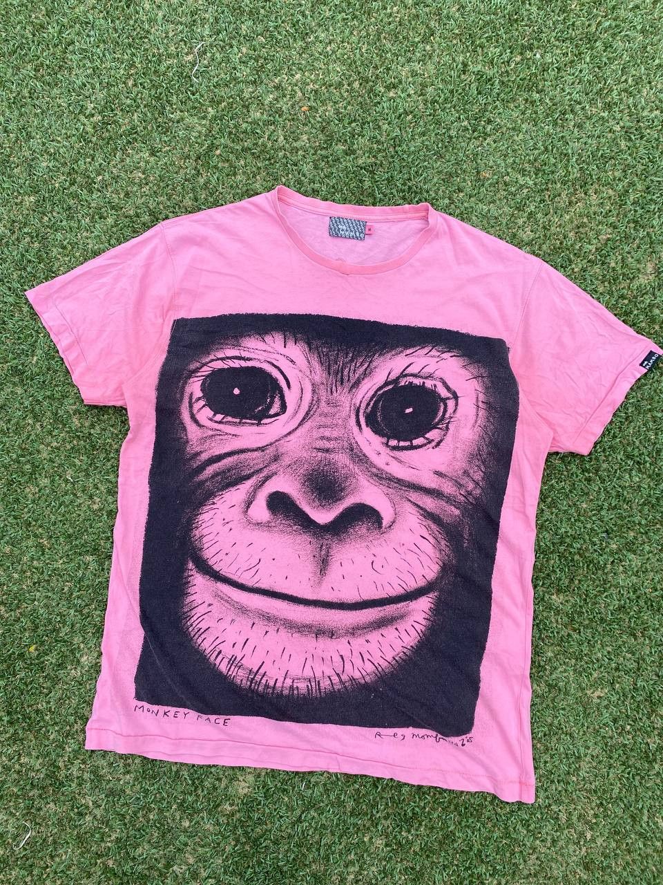 Mambo × Surf Style × Vintage Vintage Mambo Monkey Face Pattern Pink ...