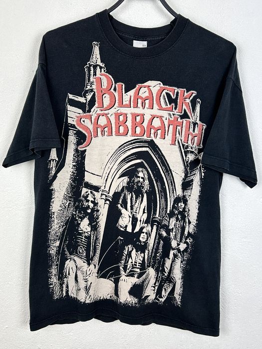 Vintage 00s Vintage Black Sabbath AOP Allover Print Metal T-Shirt | Grailed