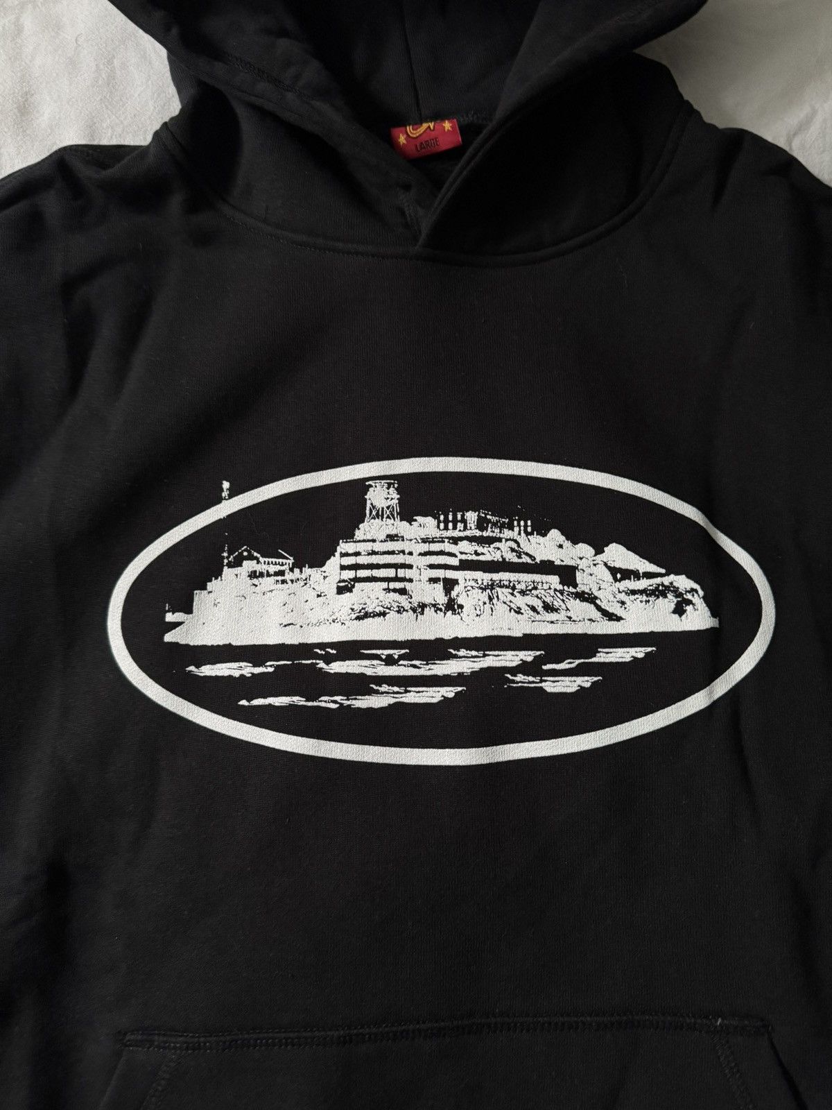 Corteiz Black Alcatraz Logo Hoodie 2024 | Grailed