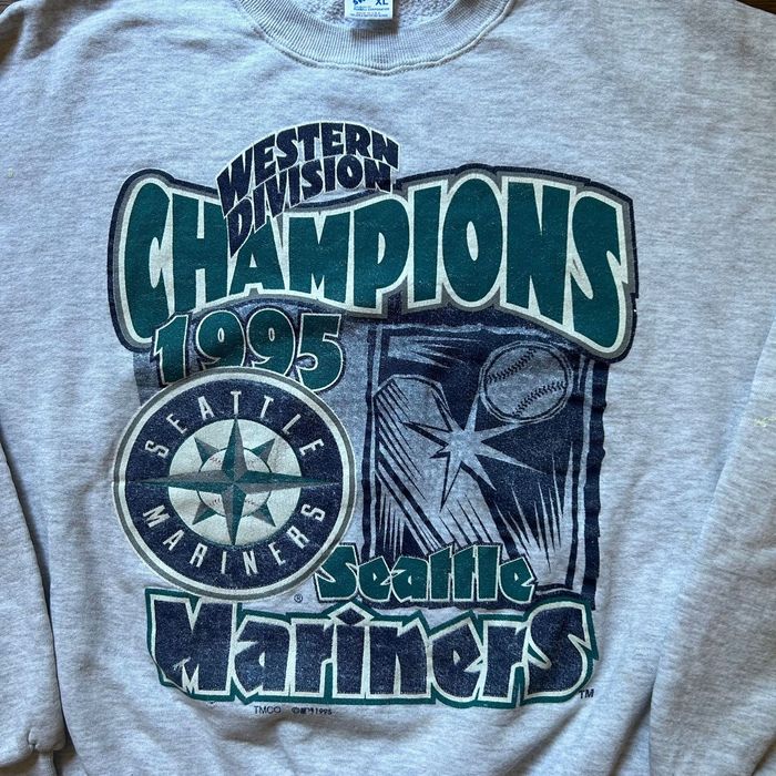 Vintage Vintage 1995 Seattle Mariners Western Division Champions | Grailed