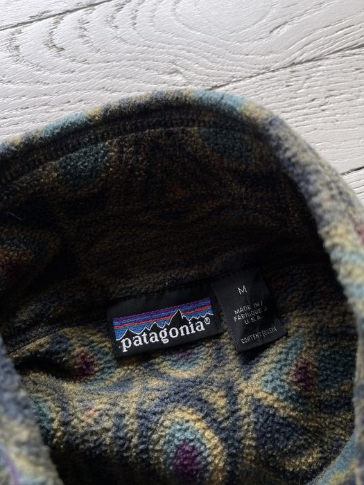 Vintage Vintage 90s Patagonia Retro Fleece Jacket Aztec Pattern | Grailed