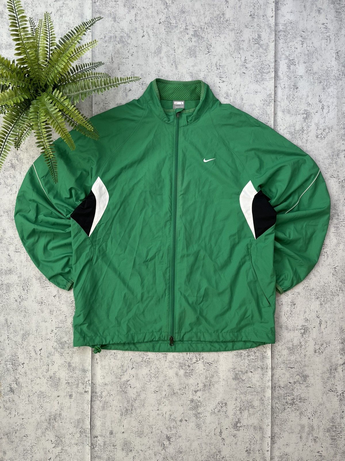 Nike × Streetwear × Vintage 90’s NIKE RETRO TRACK JACKET SWOOSH LOGO ...