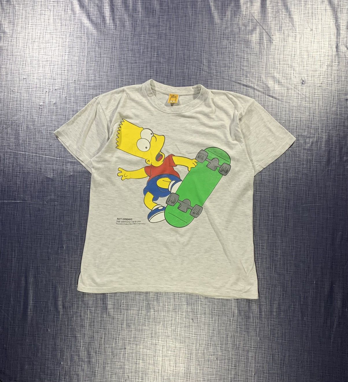 Streetwear × The Simpsons × Vintage 1999 Vintage Bart Simpson Graphic ...