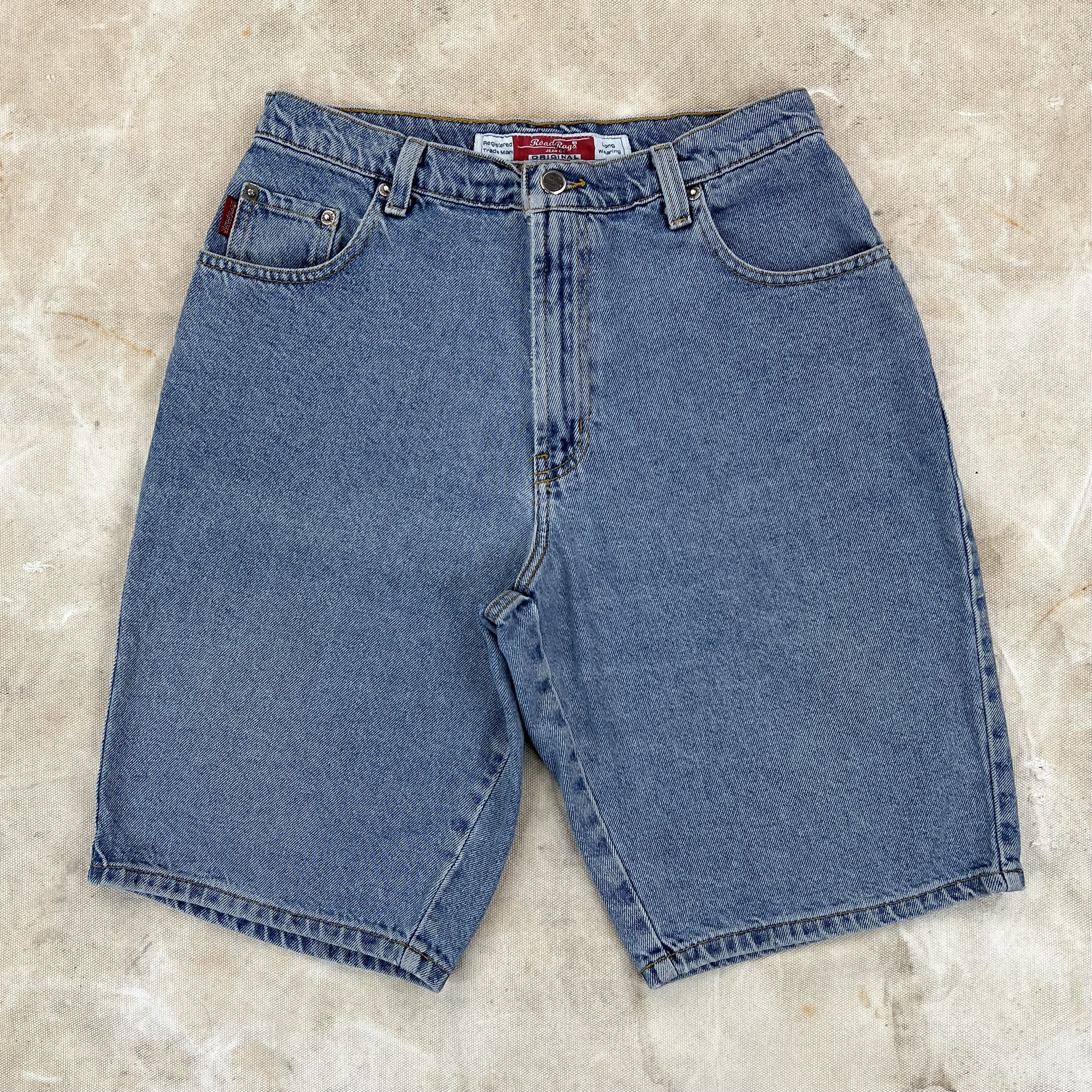 Vintage Vintage Road Rags Stone Washed Denim Shorts Jorts | Grailed