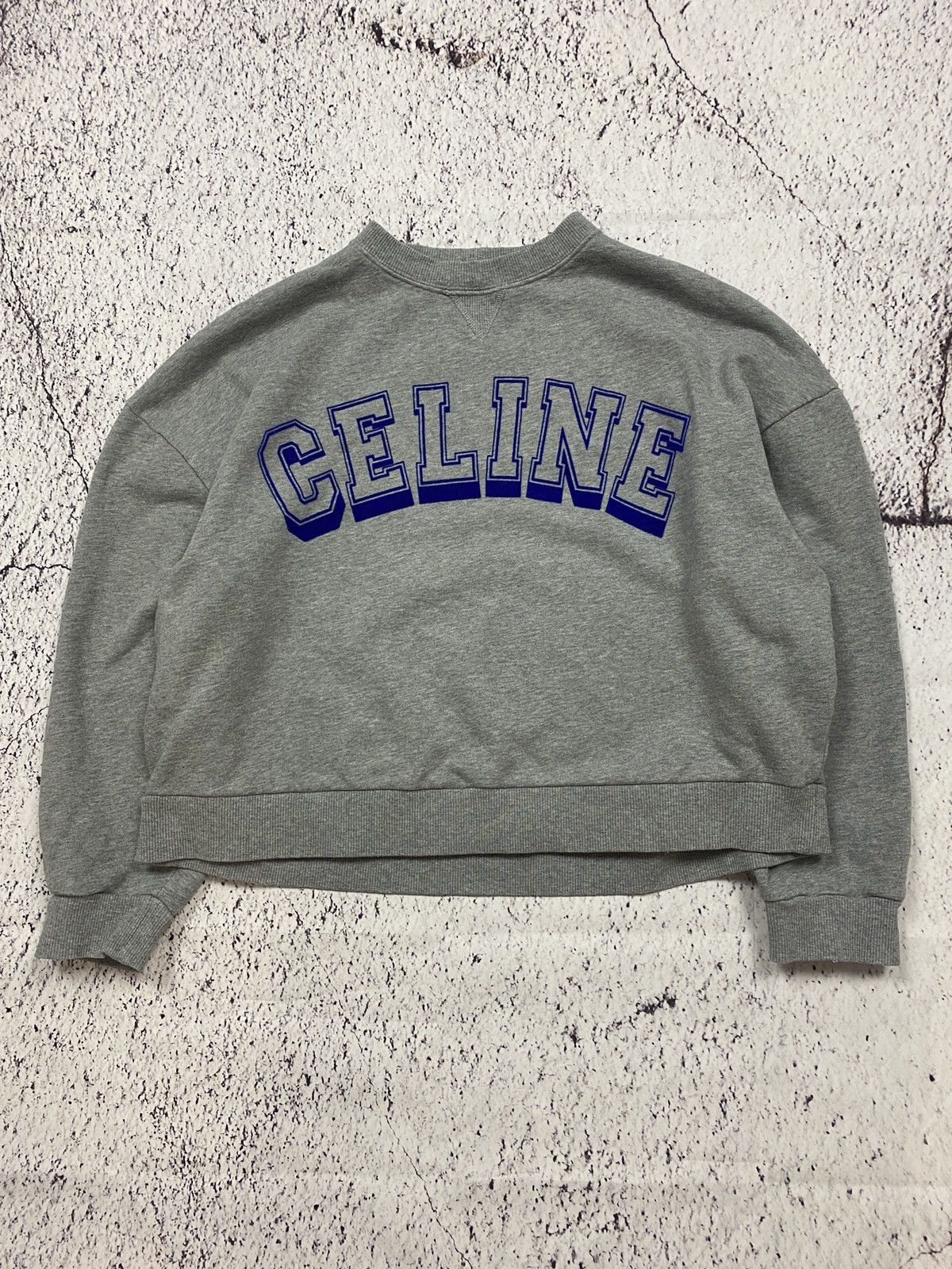 Celine × Designer × Luxury Celine cropped sweatshirt | Grailed