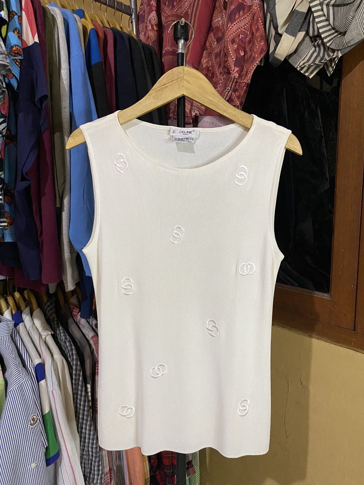 Celine Celine Monogram Tank Tops | Grailed
