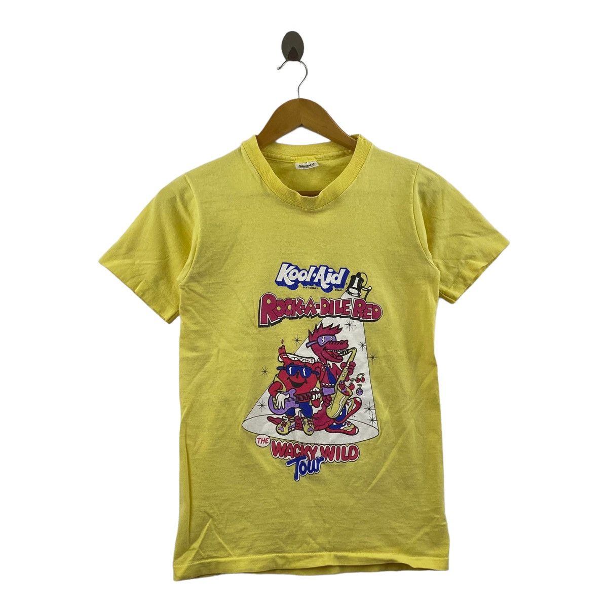 Vintage Vintage 90s Retro Kool-Aid WACKY WILD TOUR Logo Print | Grailed
