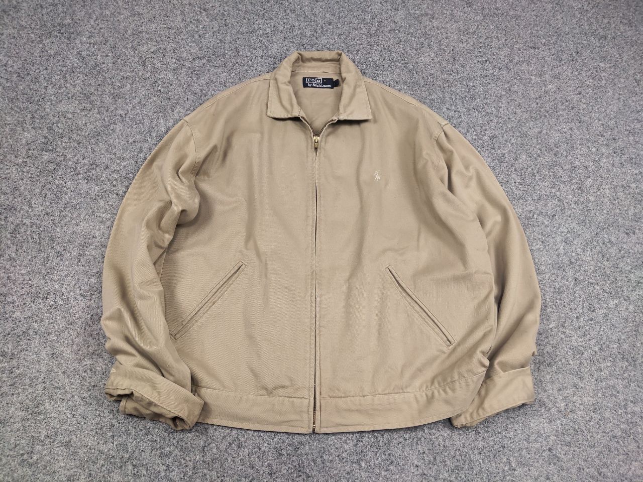 Polo Ralph Lauren × Streetwear × Vintage Vintage 90’s Polo Ralph Lauren Pony Oversized Beige ...