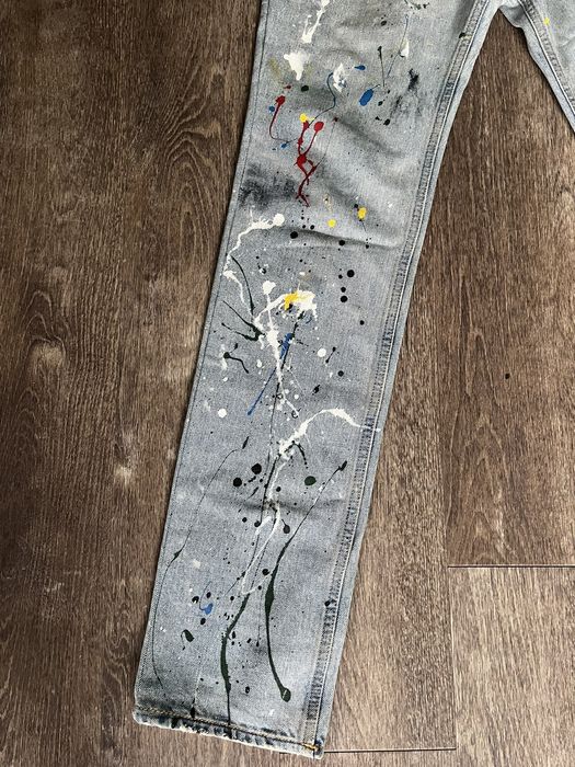 Number (N)ine Number Nine SS06 Paint Splatter Denim | Grailed