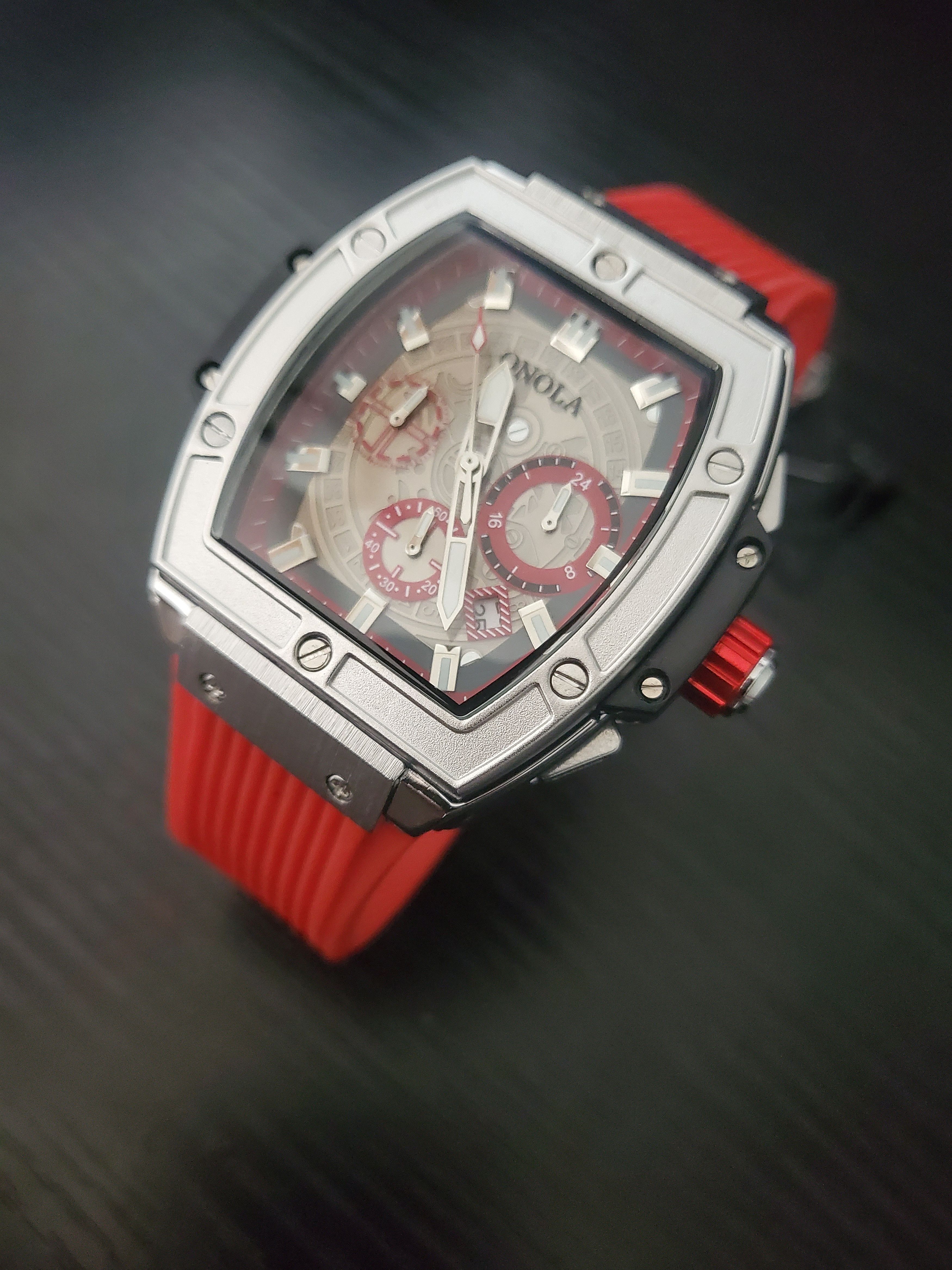 ON 🔥NEW in BOX Onola 40mm Tonneau/Barrel Men's Fashion Watch | Grailed