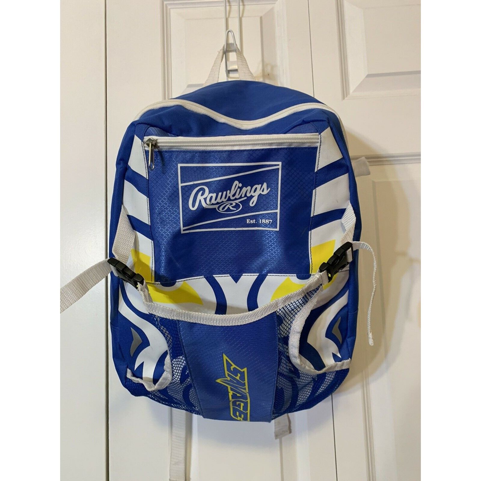 Unkwn Rawlings Savage Blue BASEBALL 16" Backpack - Medium Sized - | Grailed