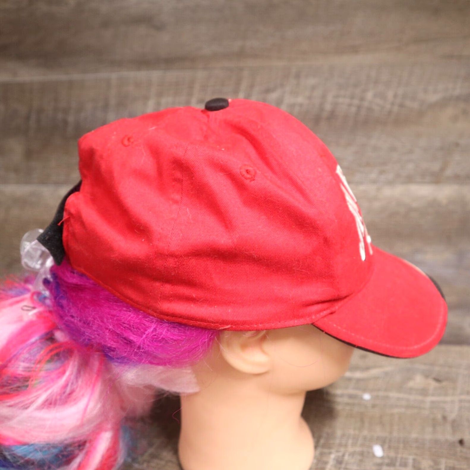 NASCAR Jim Beam Racing Number 7 Red Baseball Style Cap Hat for Robby ...