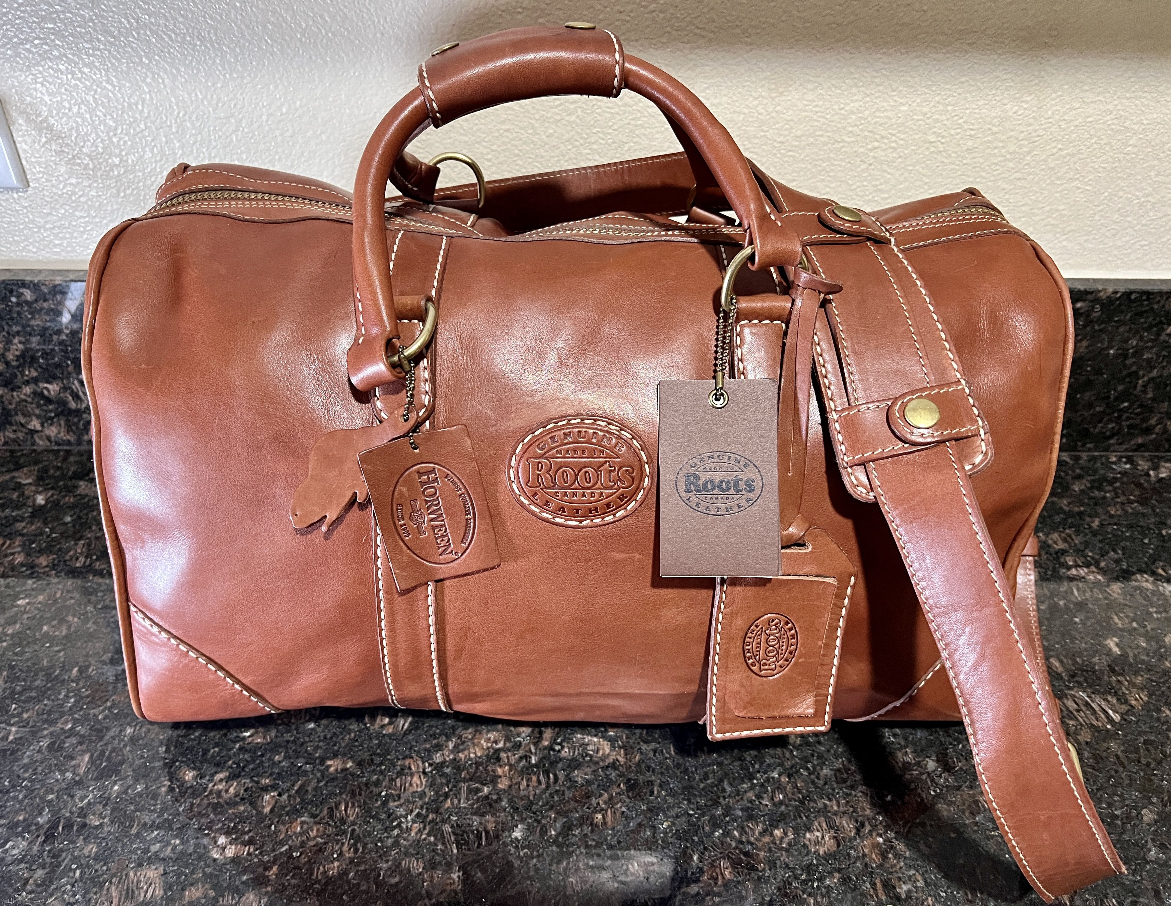 Roots Roots Banff Duffle Bag 100% Leather | Grailed