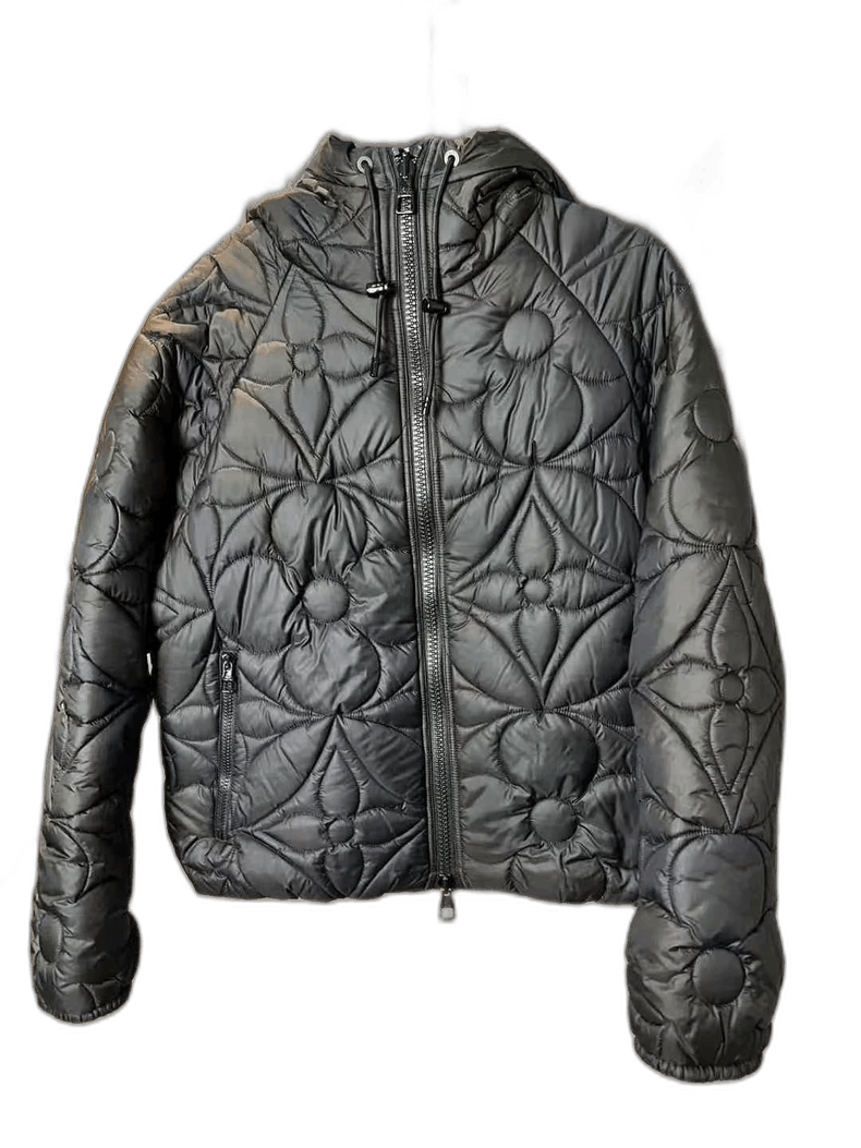 Louis Vuitton Louis Vuitton LV triple floral reversible down jacket ...