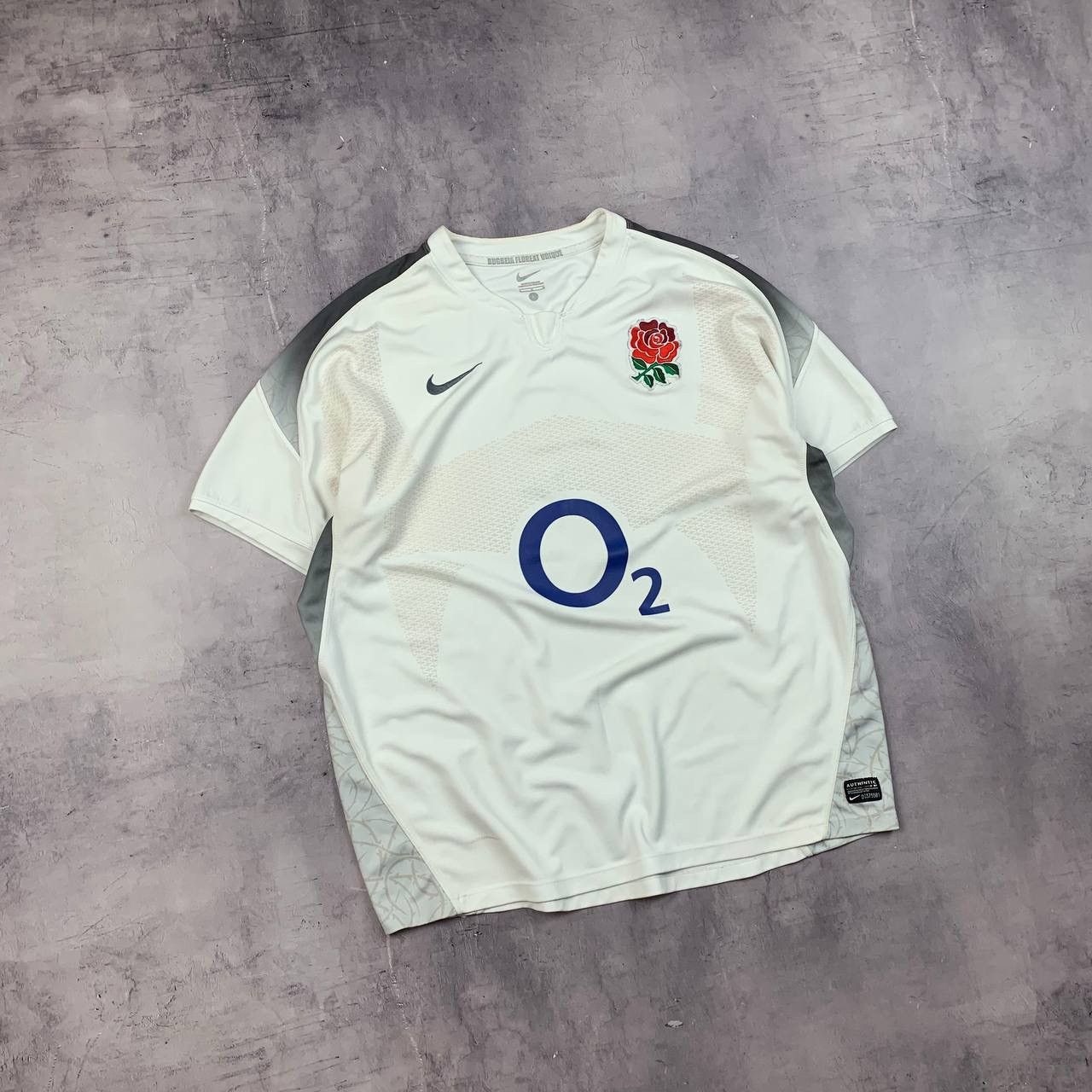 Nike × Vintage Rare! Vintage Nike England Rugby O2 Tee Jersey | Grailed
