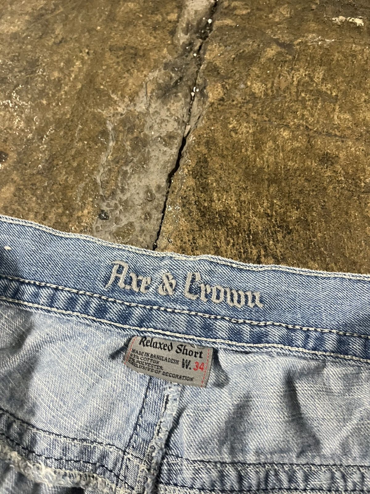 Vintage Crazy Y2K Affliction Style Jorts Faded Grunge Skater Shorts ...